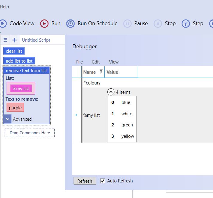Remove Text From List UBot Studio